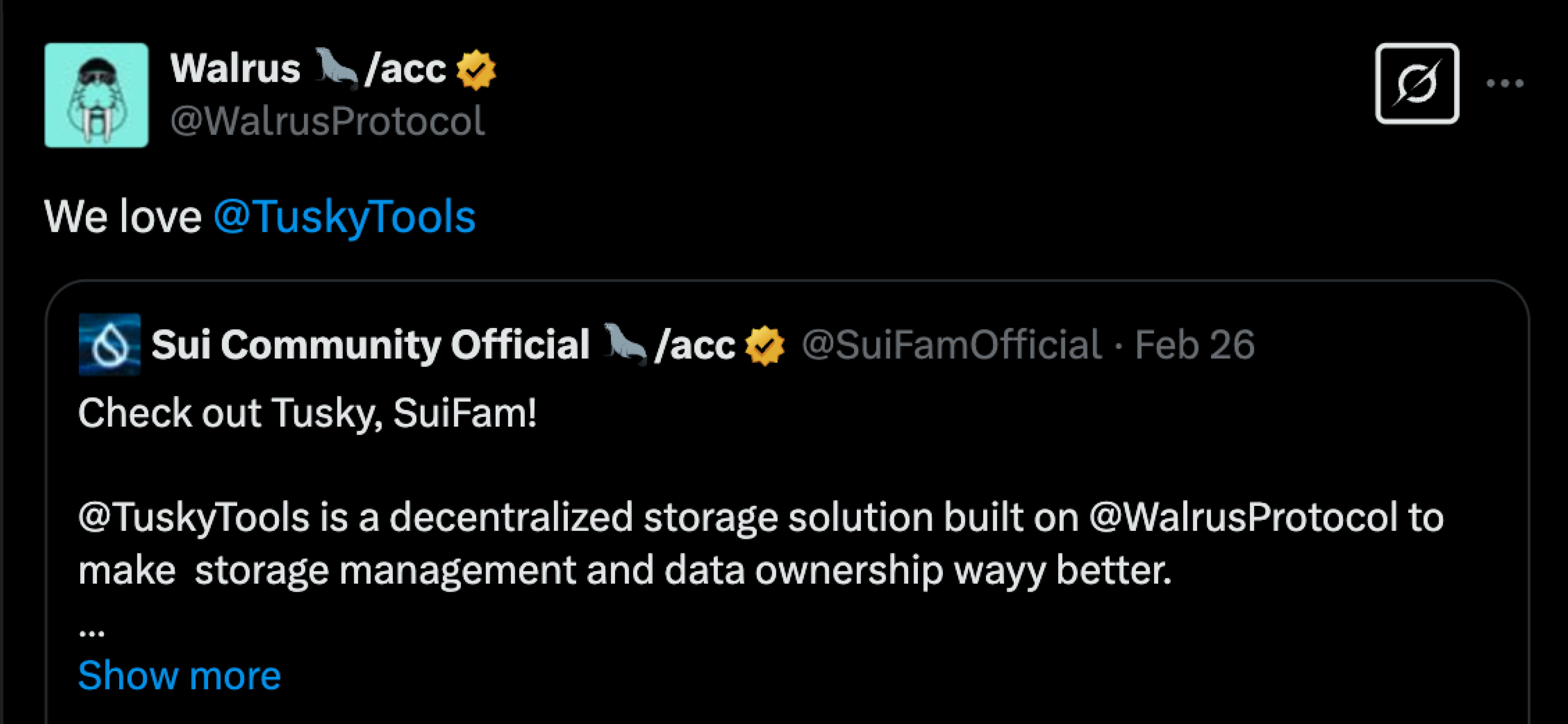 The easiest way to upload to Walrus | Tusky